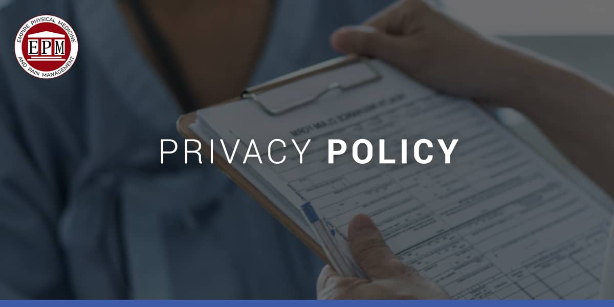 Privacy Policy | Best Physical Therapist NYC 10036 & Sports Medicine